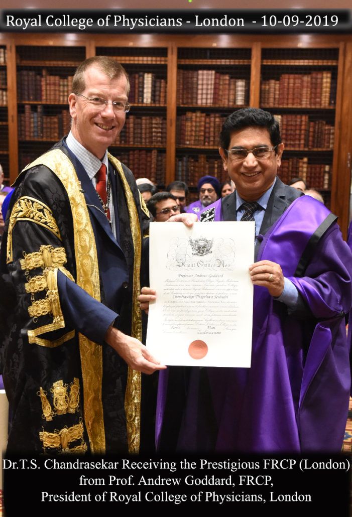 Fellowship of the Royal College of Physicians of London (FRCP – London ...